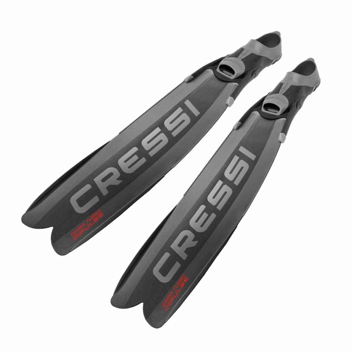 Freediving Fins Gara Turbo Impulse Black EU 46-47-UK 11-12 Cressi BH15 ...